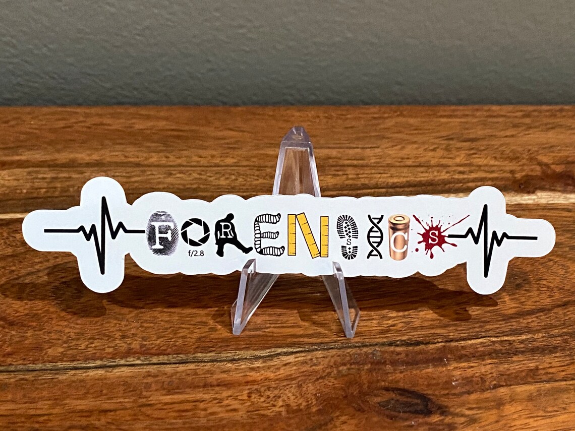 Forensic Science Life Line Stickers Forensics Gift CSI Crime Scene ...