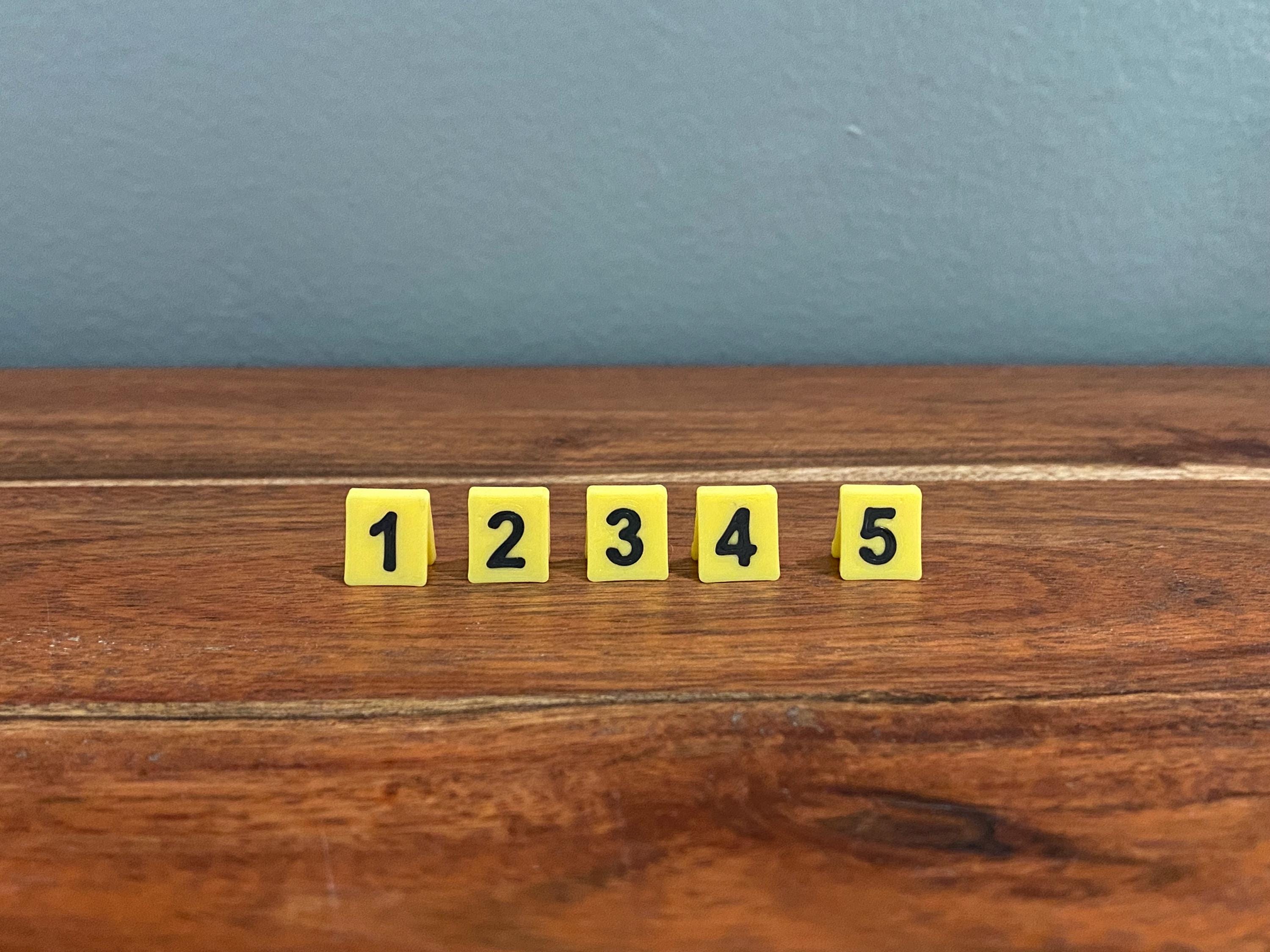 Miniature Yellow Evidence Placards 3D Forensics True Crime - Etsy