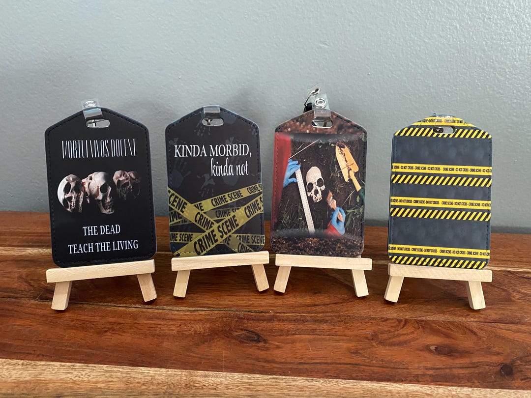 Crime Scene ID Badge Holders With Retractable Clip Work Badge Holder ...