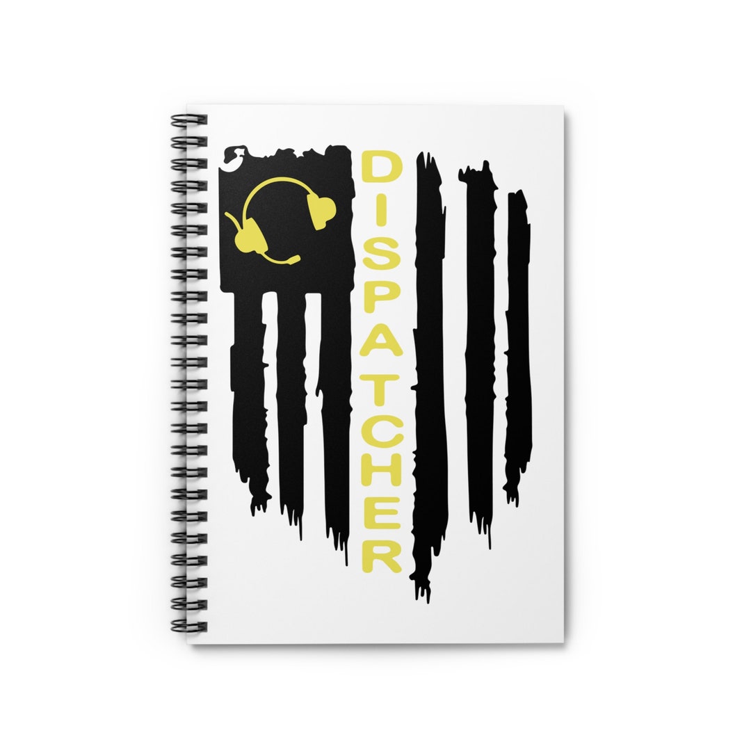 Print on Demand Dispatcher Spiral Notebook - Ruled Line 911 Police ...