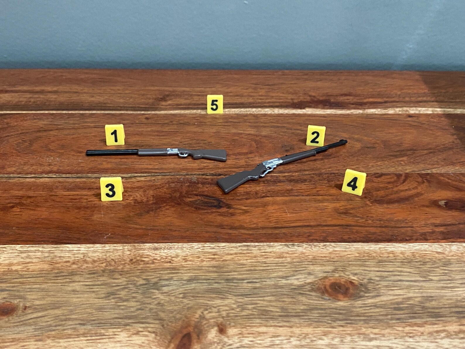 Miniature Yellow Evidence Placards 3D Forensics True Crime - Etsy