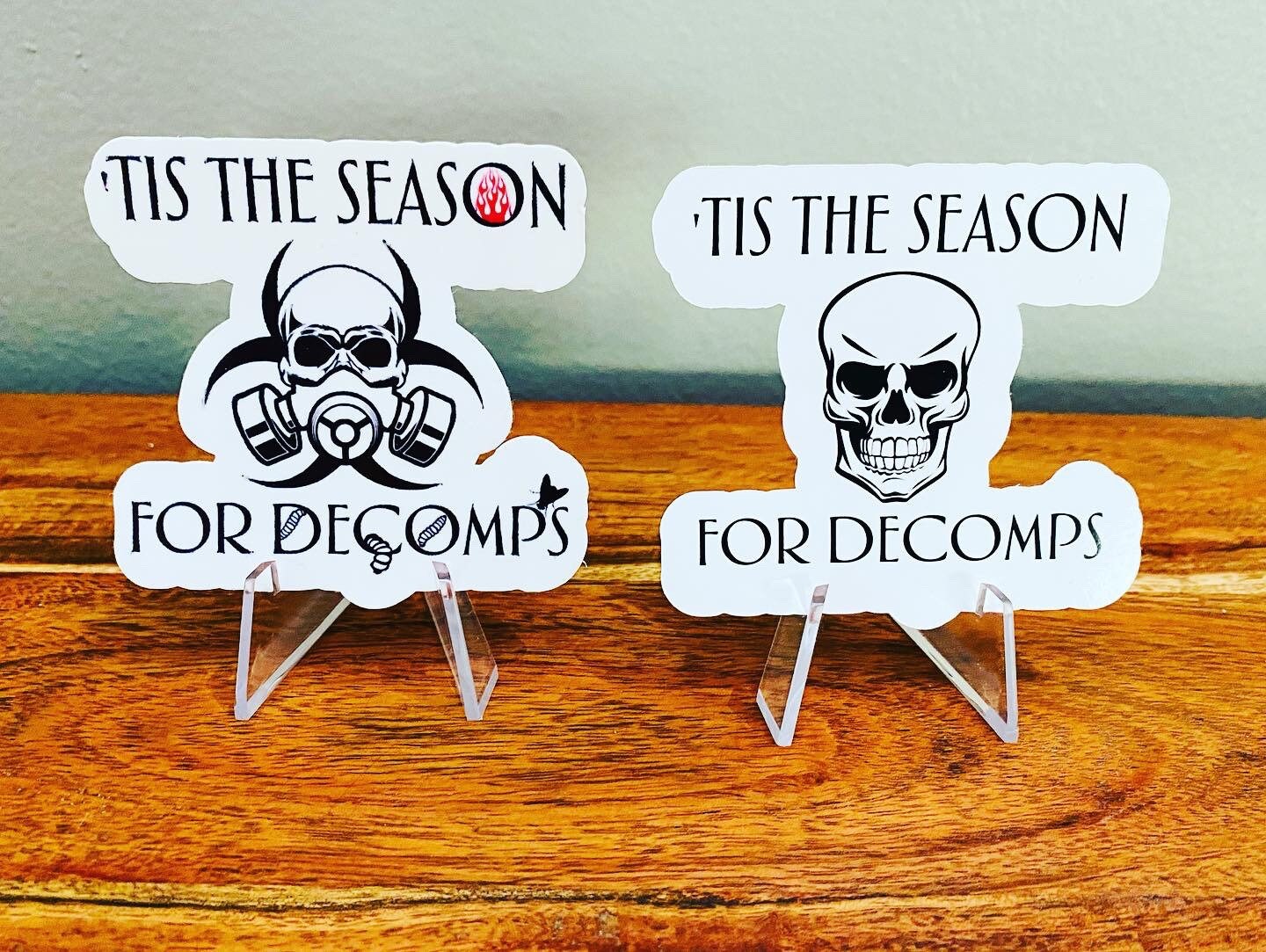 Decomp Crime Scene Skull Stickers Magnets Forensics Gifts - Etsy