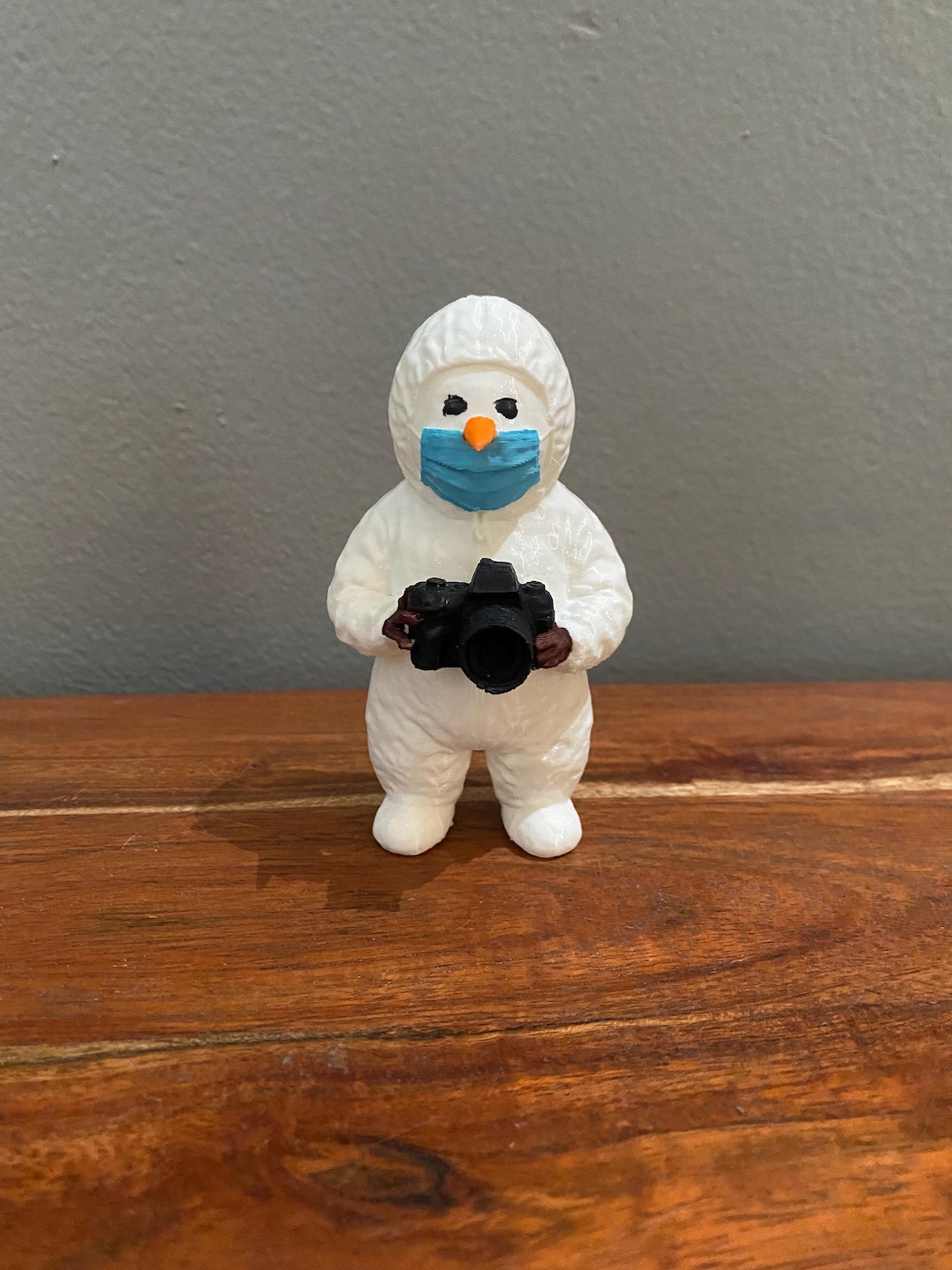 3D Printed Crime Scene Snowman Snowman in Hazmat Suit - Etsy