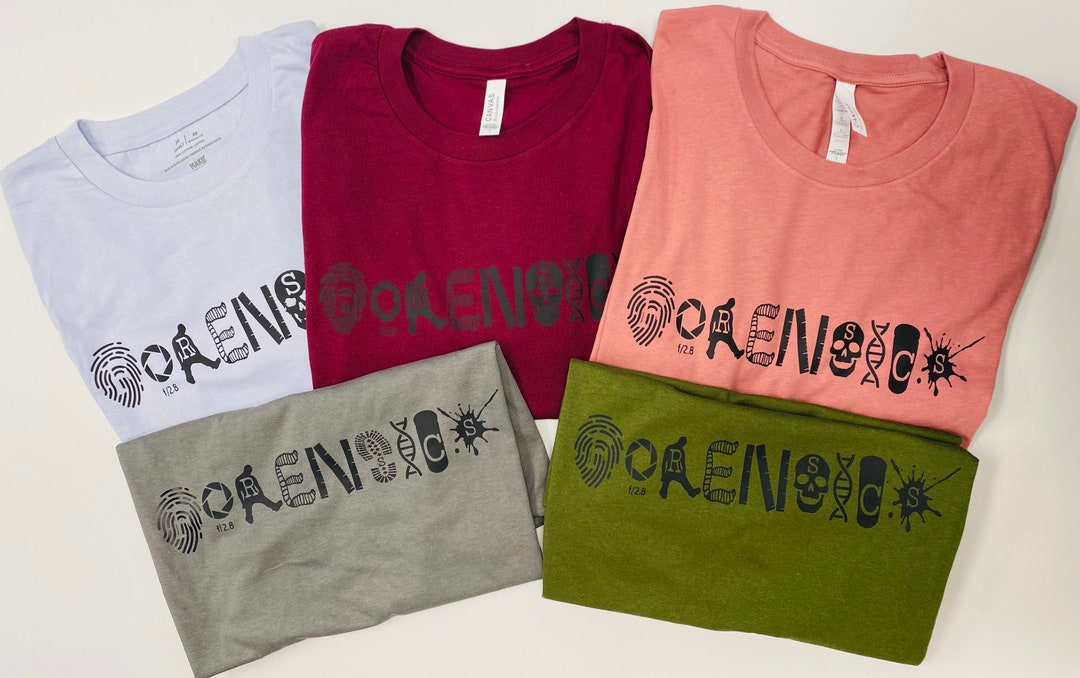 Forensic Science Short Sleeve Shirt Forensics Gift CSI Crime Scene - Etsy