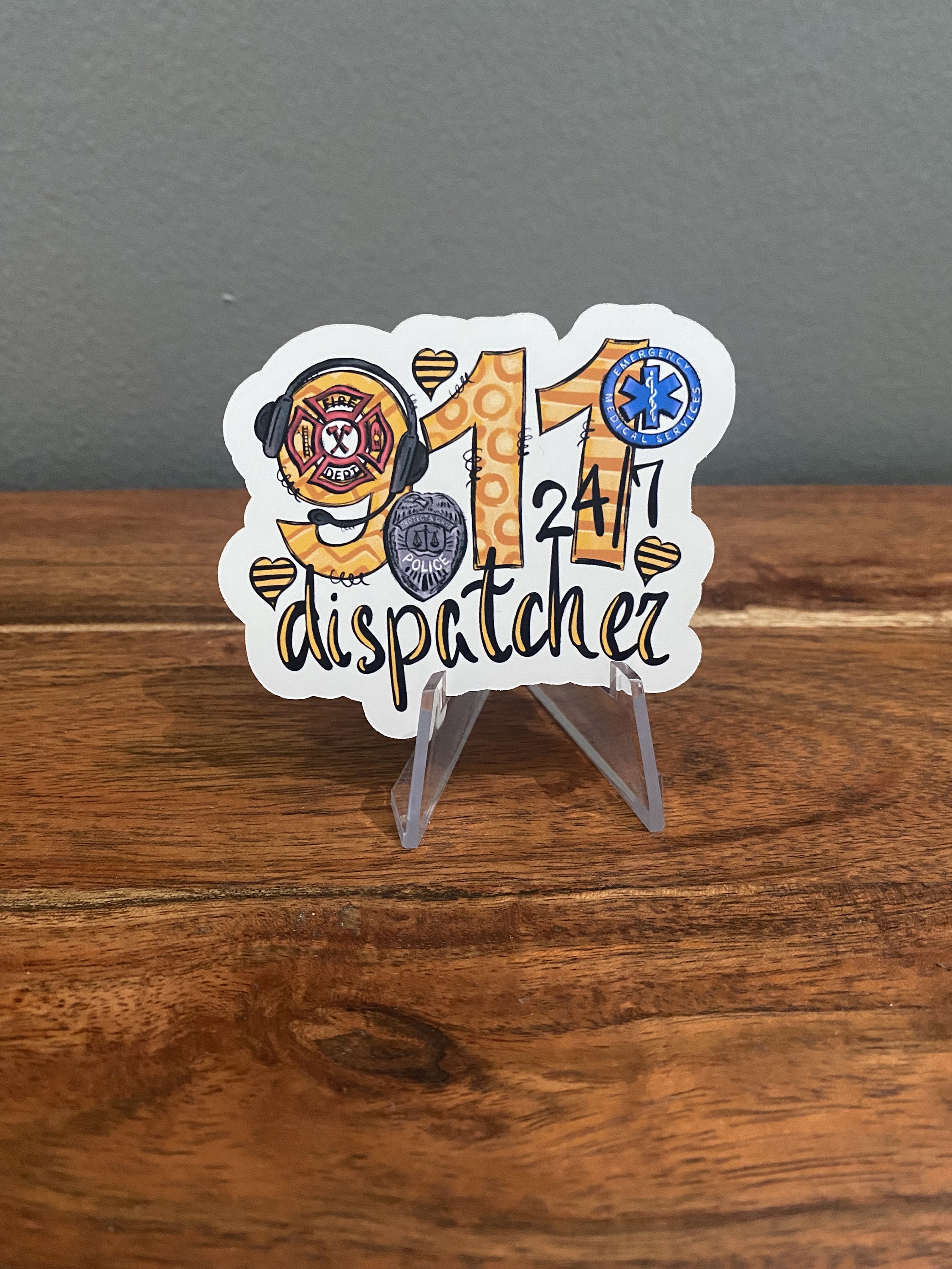Police Dispatcher Thin Gold Line Silicone Straw Covers Straw Caps Thin ...