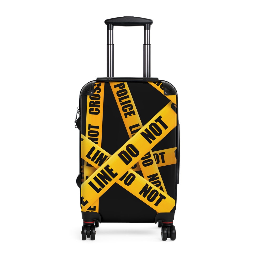 Crime Scene Tape Suitcase CSI Luggage Forensics Unique Travel - Etsy