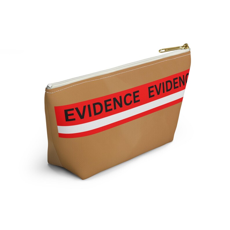 Crime Scene Evidence Bag Accessory Pouch W T-bottom, Travel Organizer ...