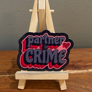 Partners in Crime Crime Scene Stickers Magnets Forensics Gift CSI ...