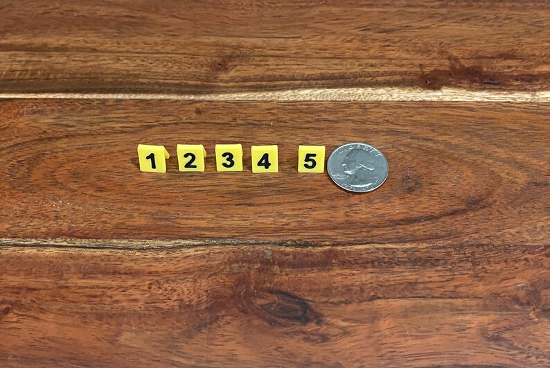 Miniature Yellow Evidence Placards 3D Forensics True Crime - Etsy