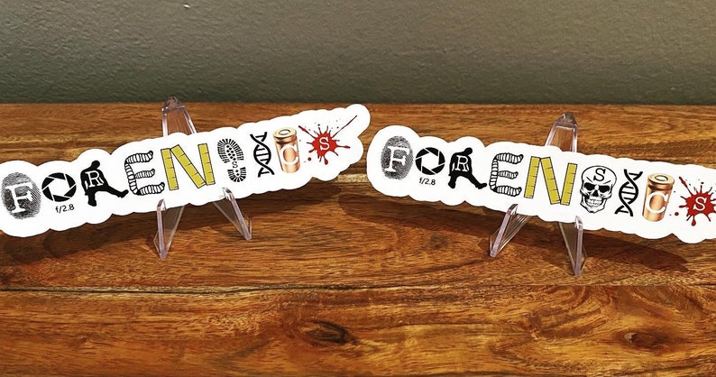 Forensic Science Stickers Forensics Gift CSI Crime Scene Magnet - Etsy