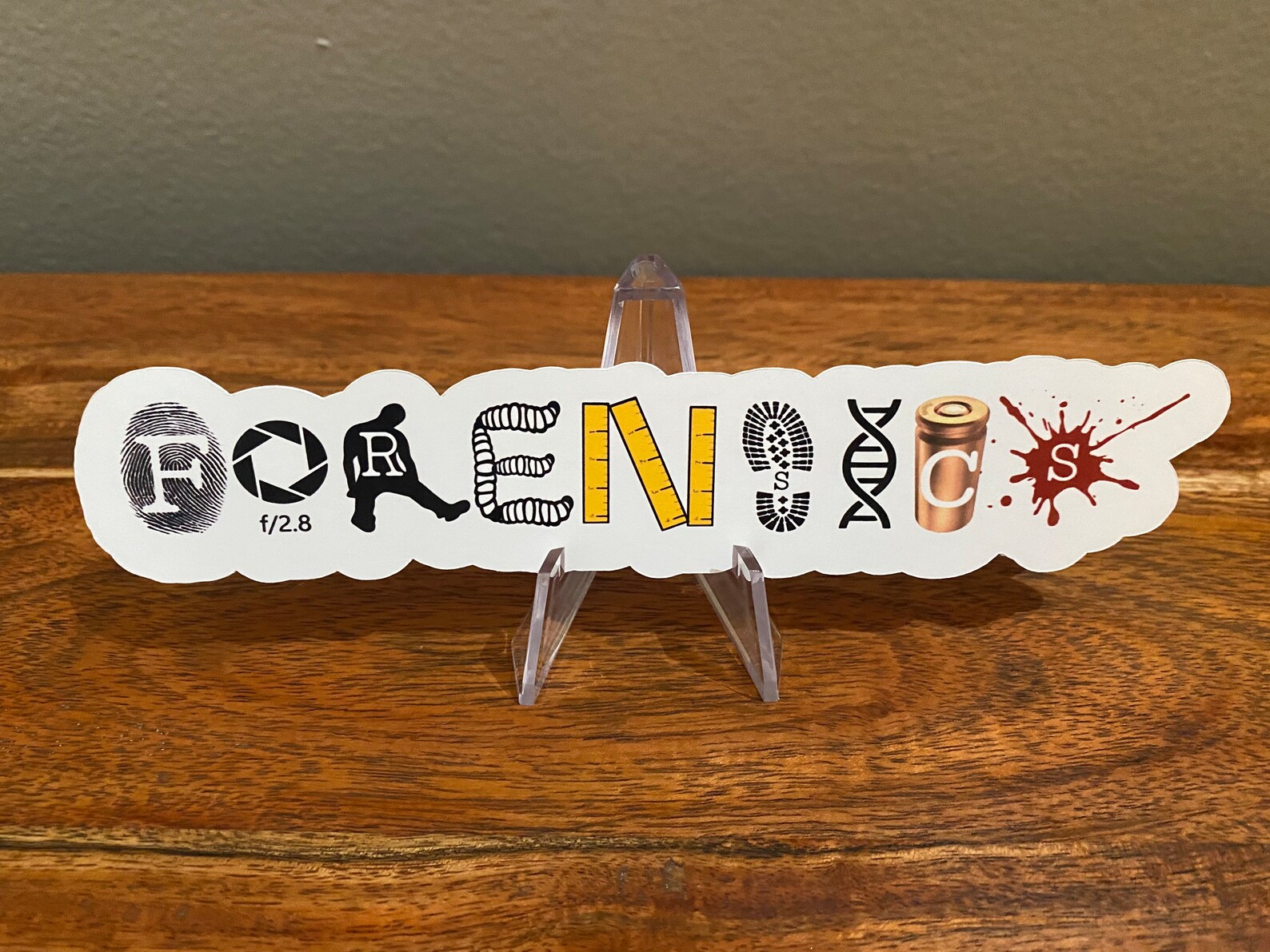 Forensic Science Stickers Forensics Gift CSI Crime Scene Magnet - Etsy