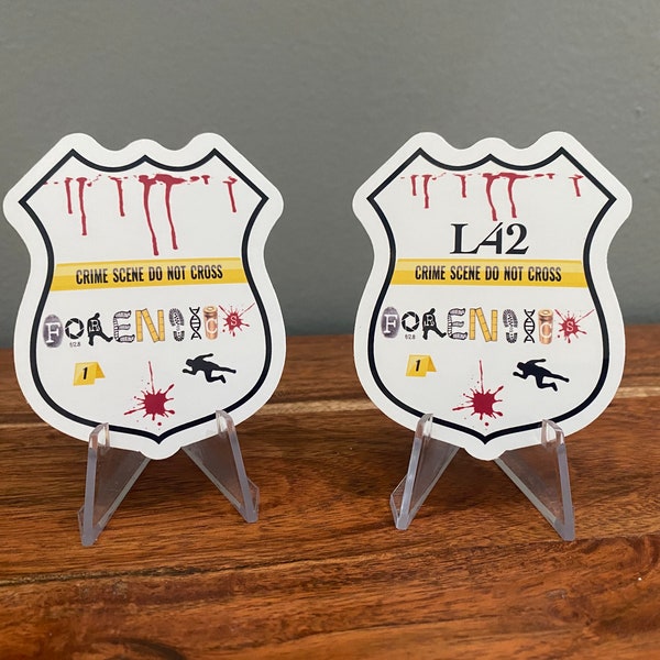 Personalized Stickers Crime Scene - Etsy