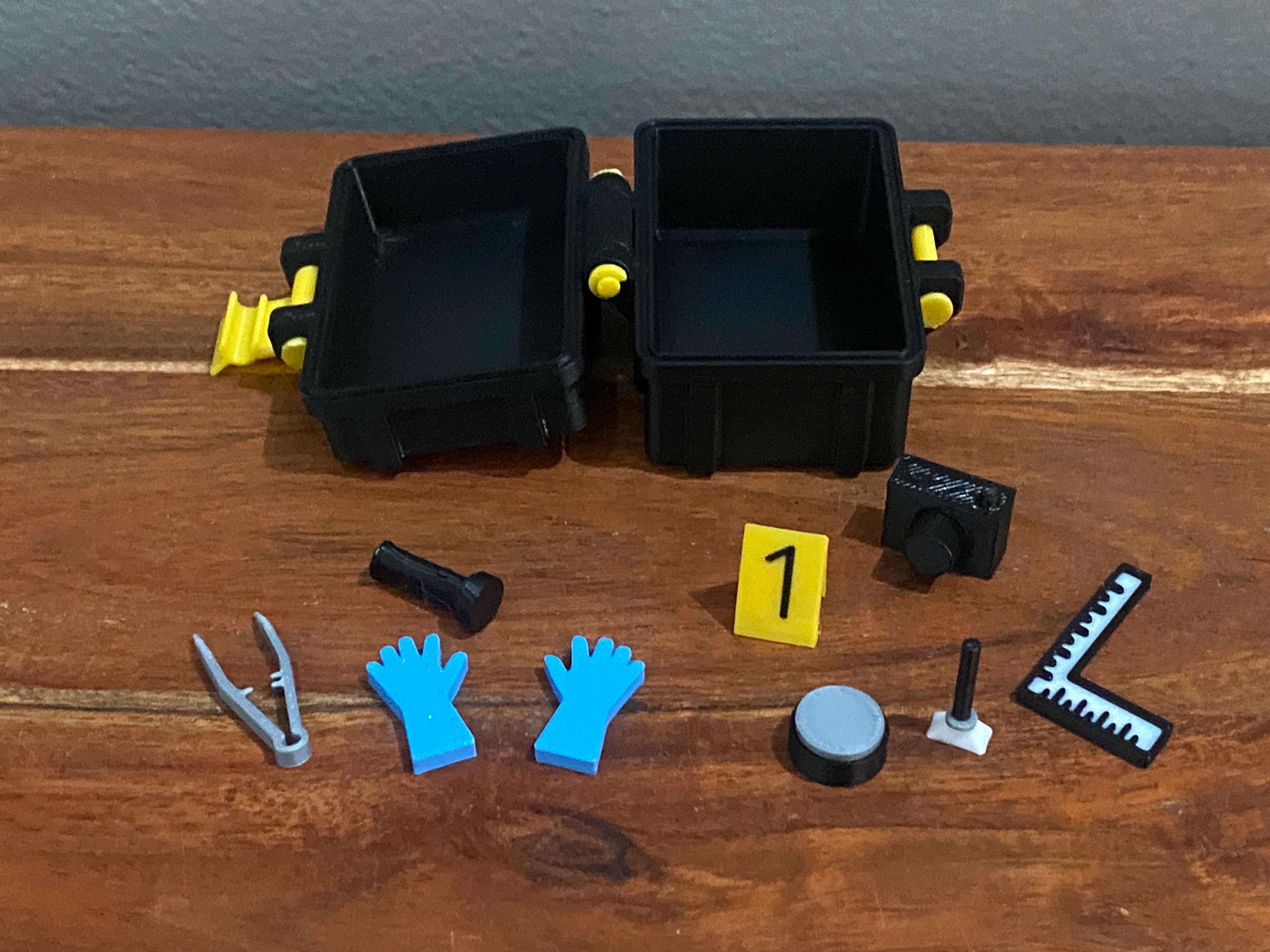 Miniature Crime Scene Kit Mini Crime Scene Items Forensics Gift - Etsy