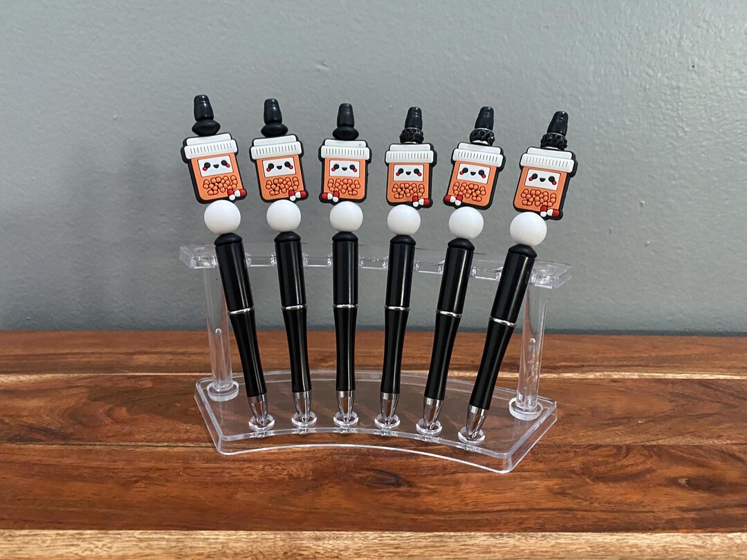 Prescription Pill Bottle Beaded Pen Pharmacist Gift - Etsy