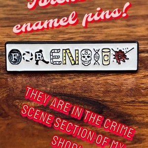 Forensic Science Stickers Forensics Gift CSI Crime Scene Magnet - Etsy