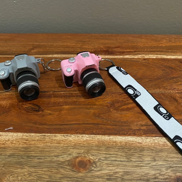 Camera Keychain - Etsy