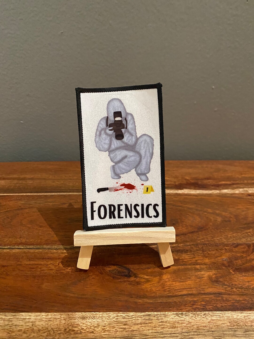 Crime Scene Forensics Covered Overall Iron on or Velcro Patch Forensics ...