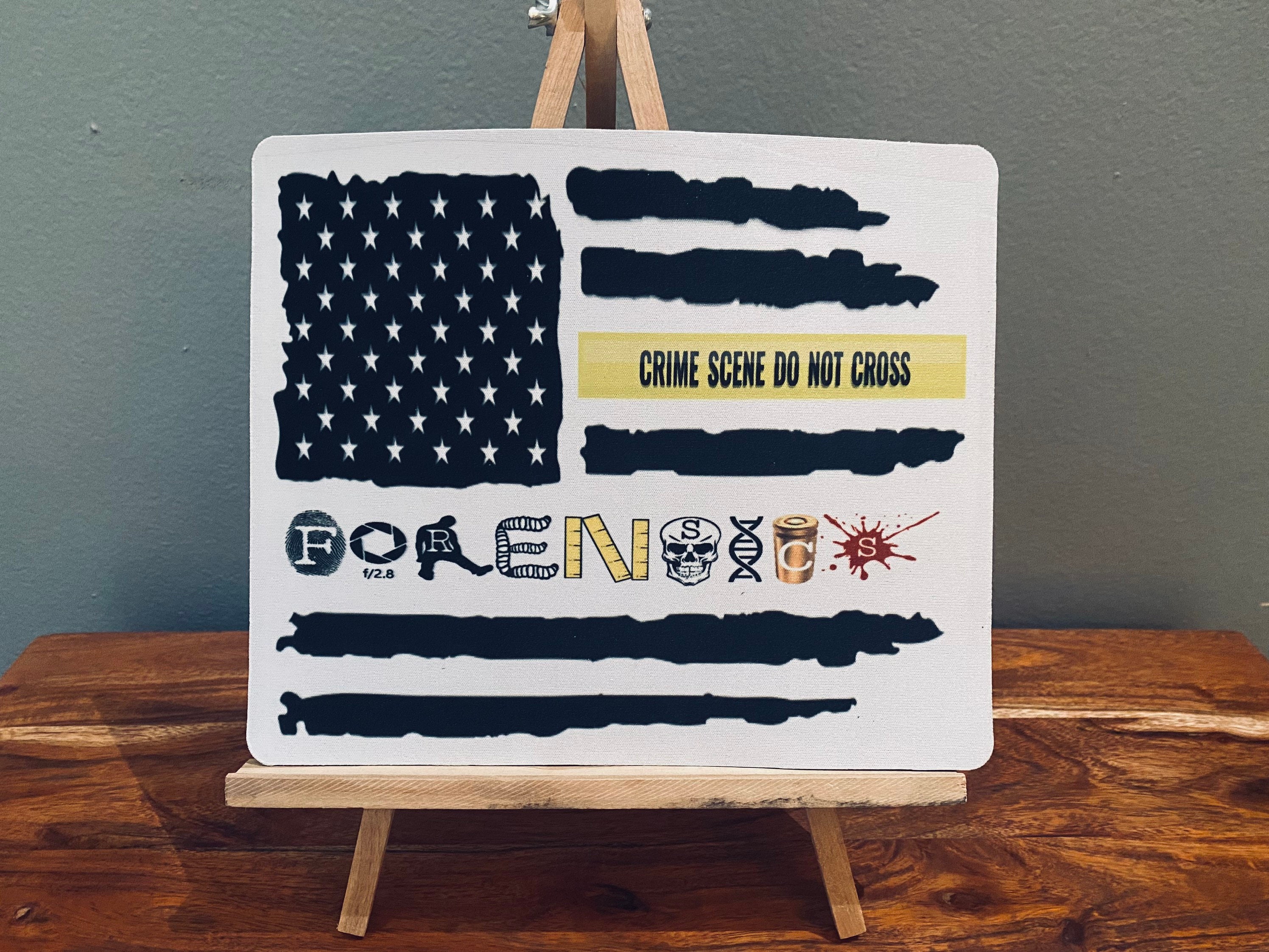 Forensic Science Flag Stickers Magnets Forensics Gift CSI - Etsy
