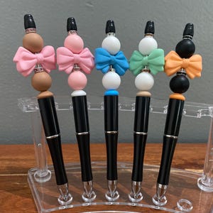 Cute Coloerful Bows Beaded Pens Unique Pens Gift for Her - Etsy