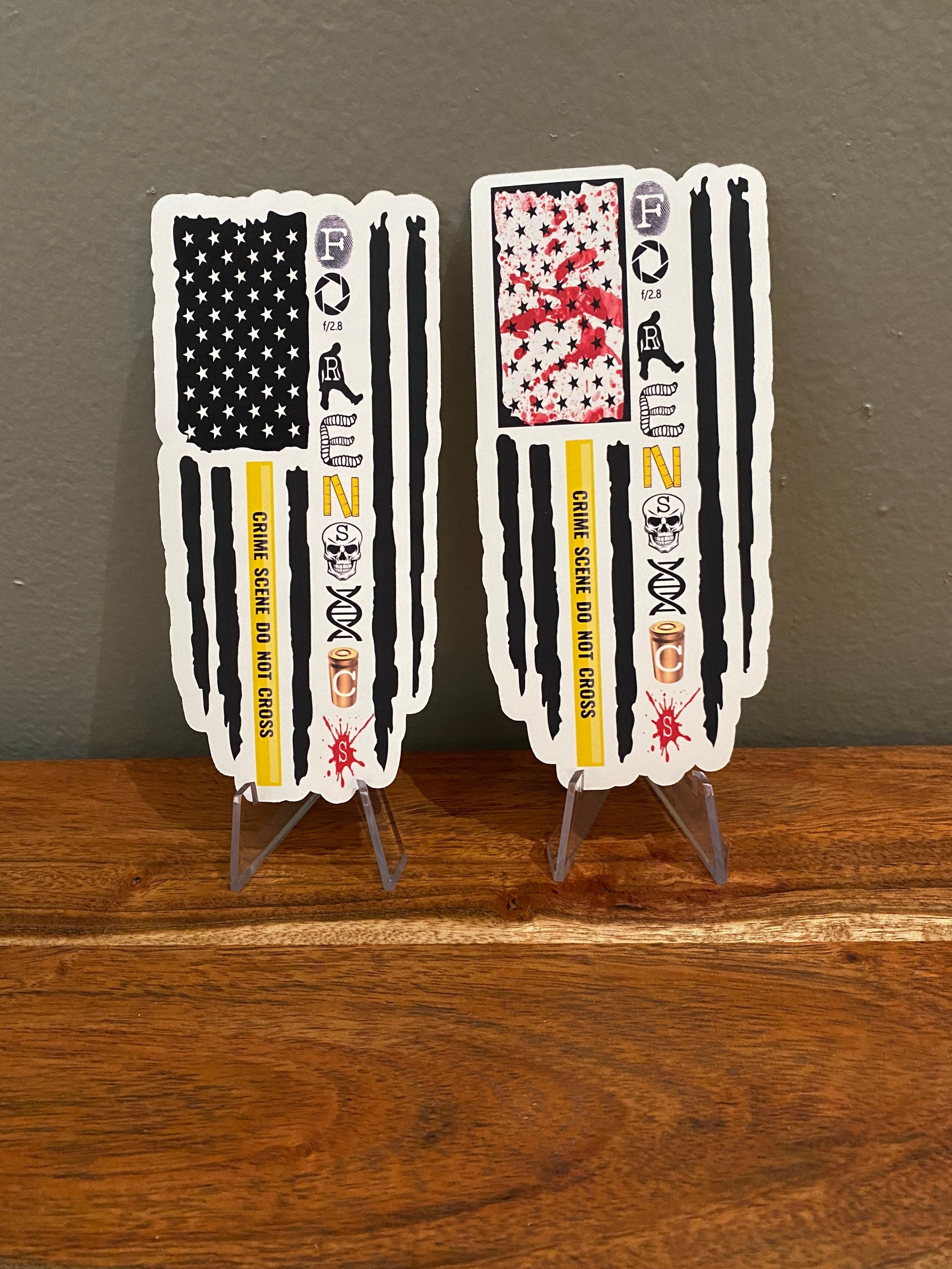 Forensic Science Flag Stickers Magnets Forensics Gift CSI - Etsy
