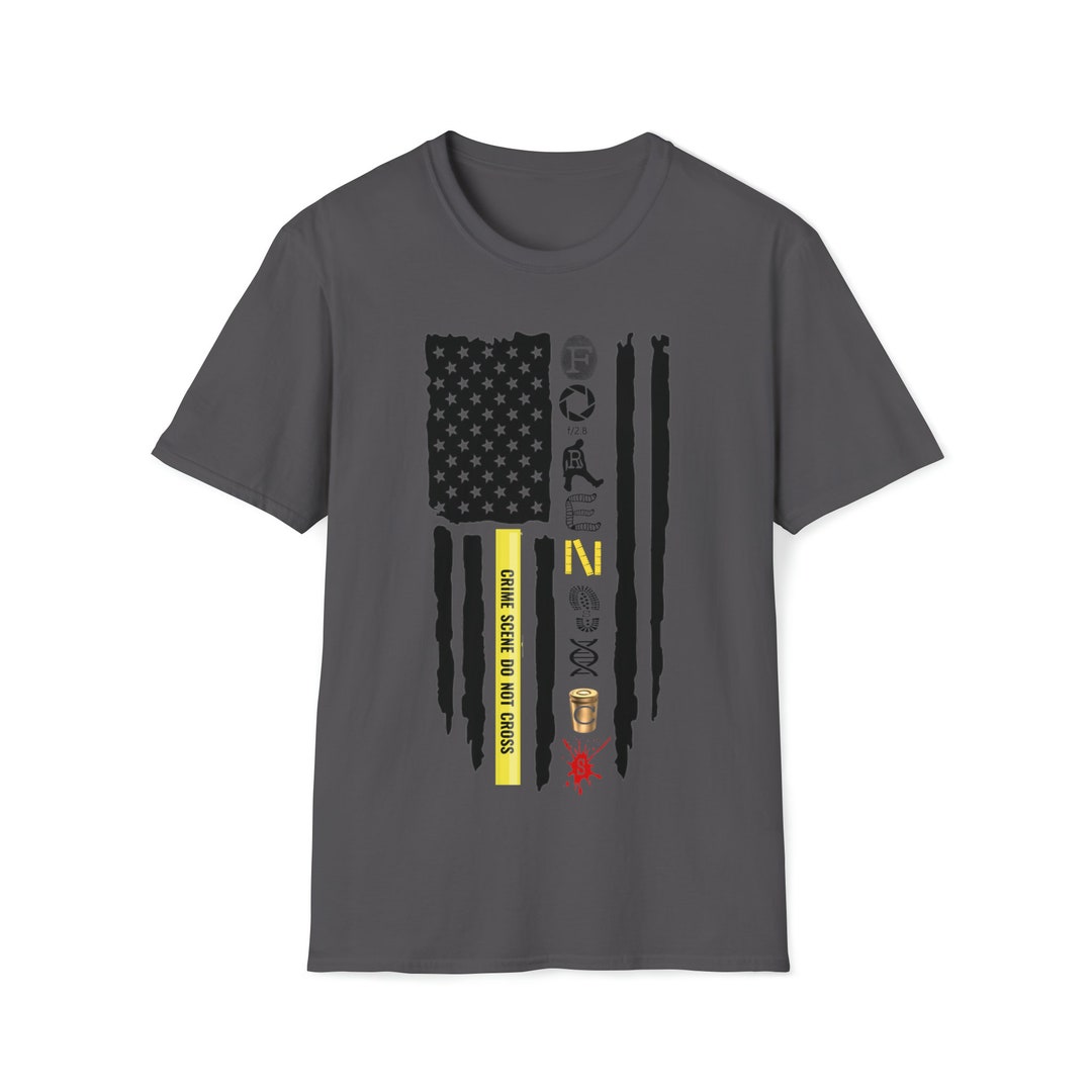 Print on Demand Forensic Flag Shoe Forensics Crime Scene CSU Gift ...
