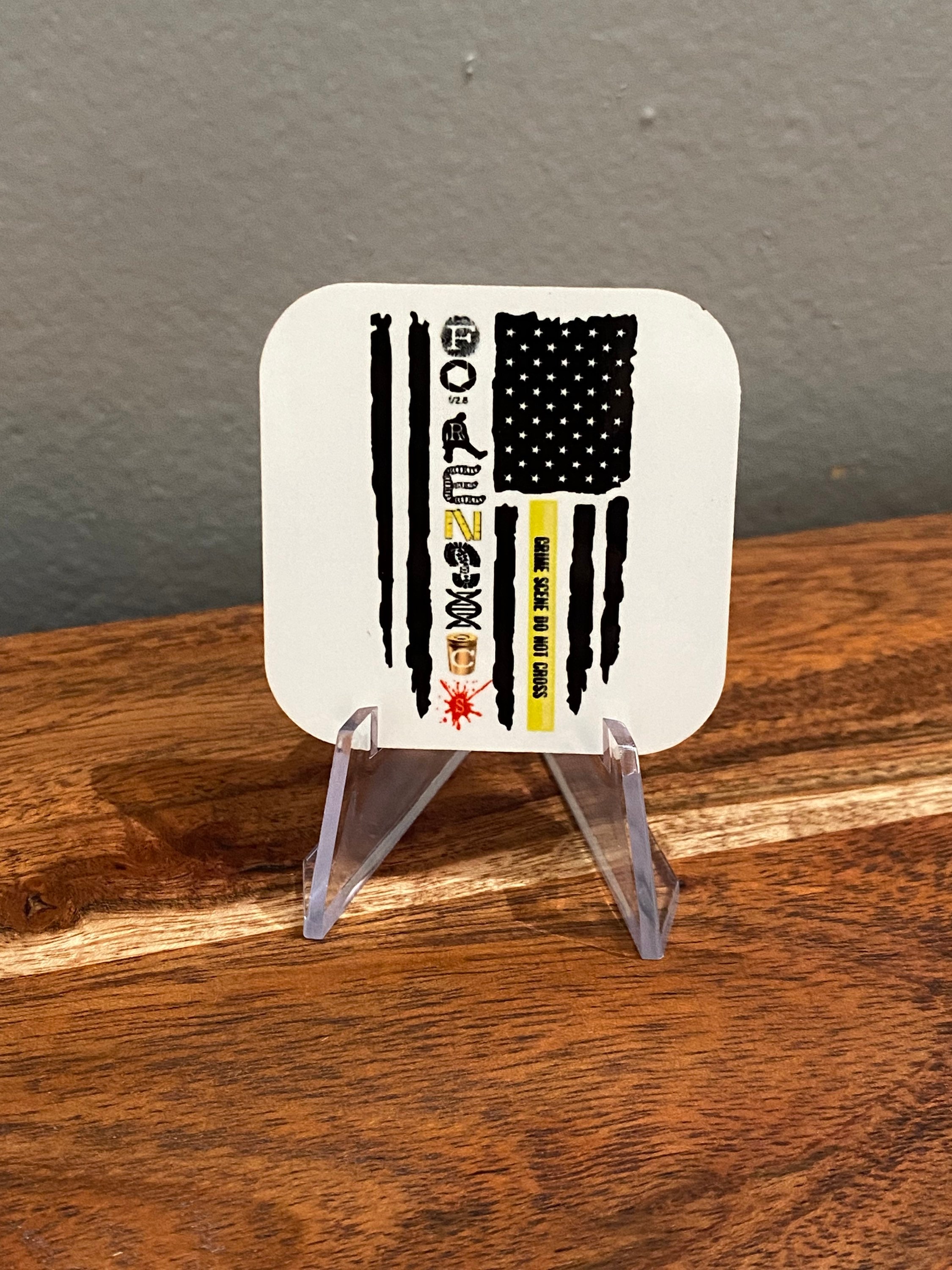 Forensic Science Flag Stickers Magnets Forensics Gift CSI - Etsy