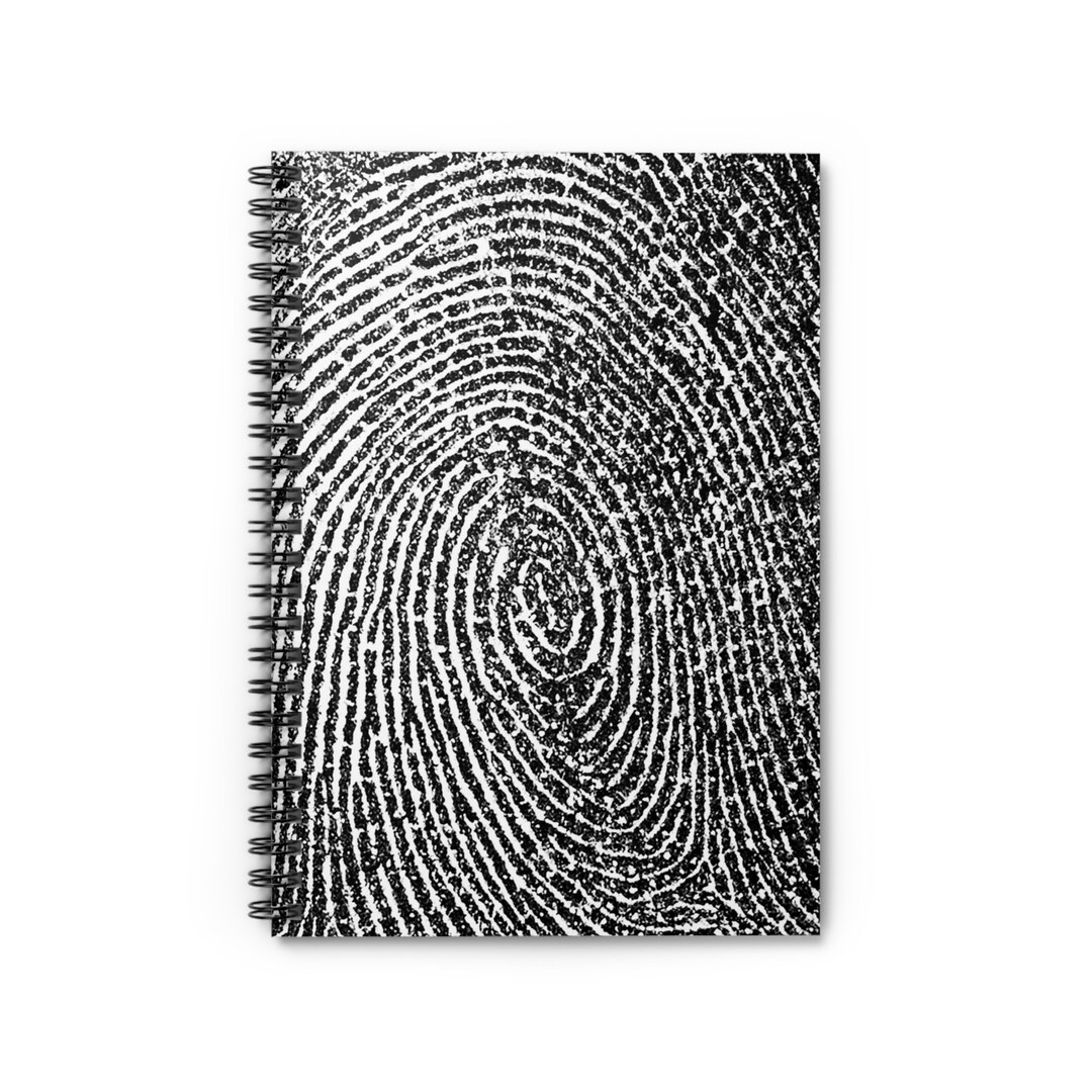 Print on Demand Fingerprint Spiral Notebook - Ruled Line LPE Crime ...
