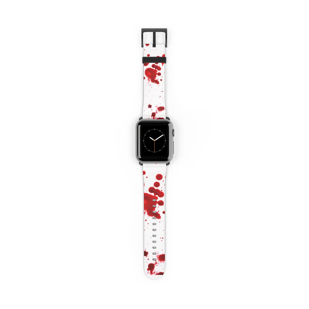 Print on Demand Blood Spatter Watch Band Crime Scene Forensics Blood ...