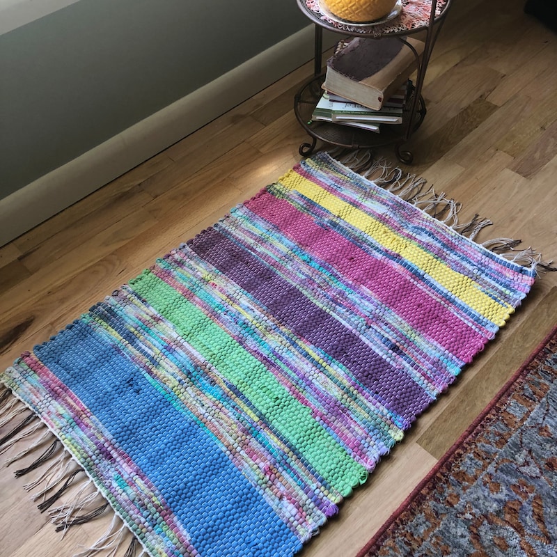 Loom Woven Rag Rugs - Etsy