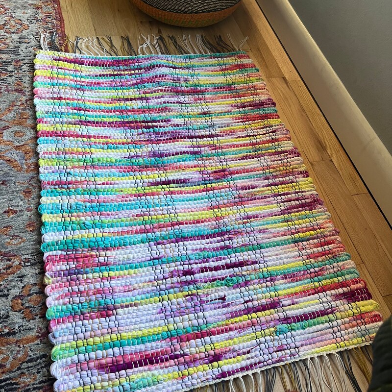 Loom Woven Rag Rugs - Etsy