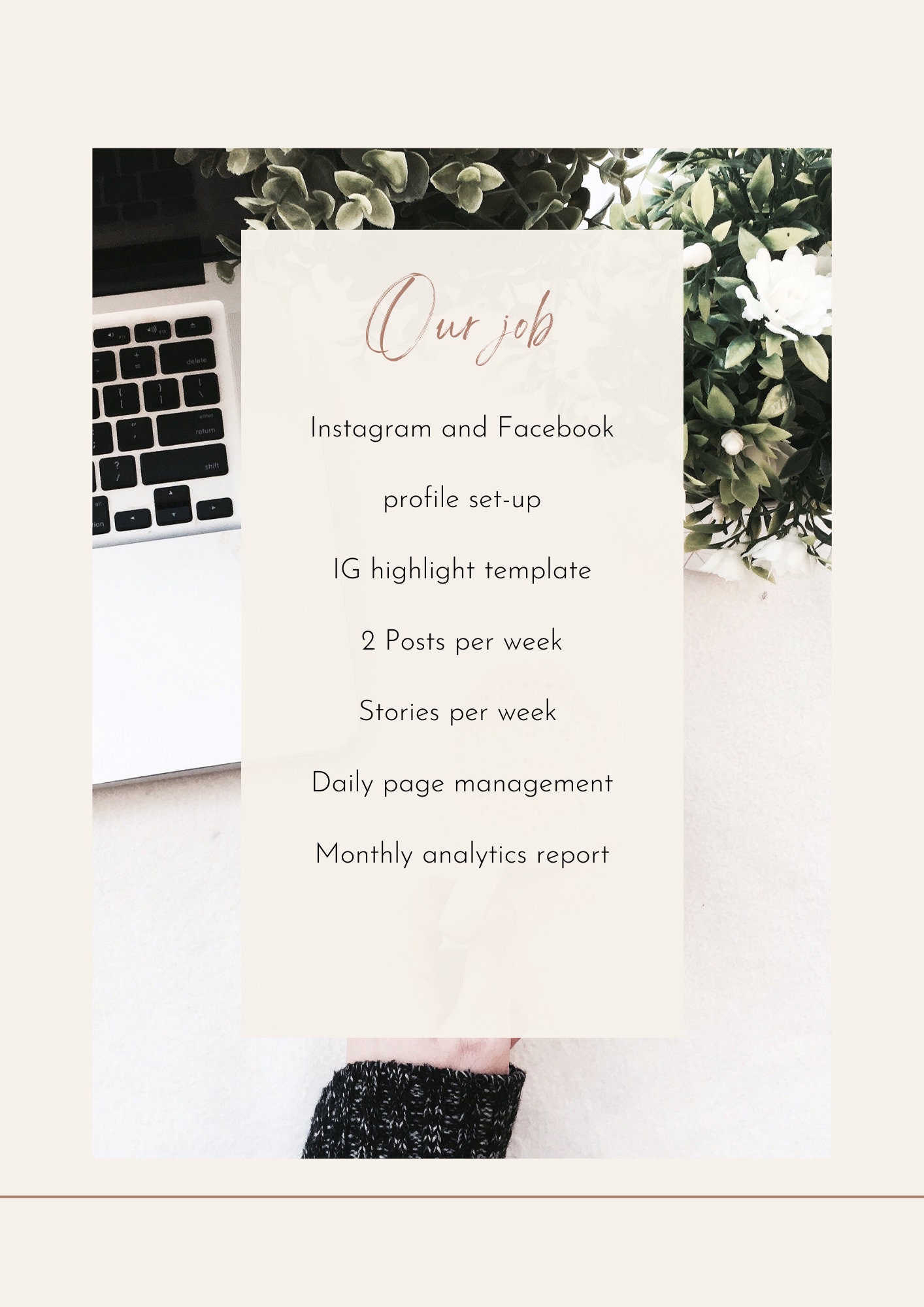 Social Media Client Welcome Pack - Etsy