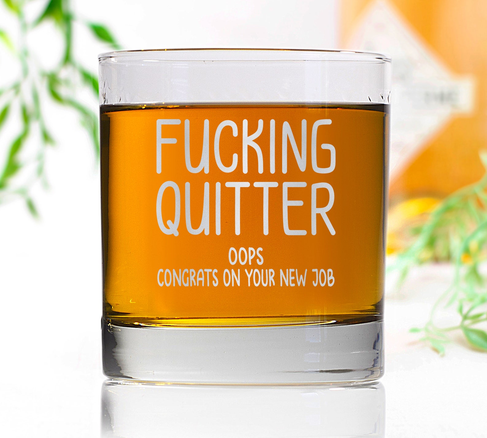 Quitter Oops Congrats on Your New Job Office Coworker Gifts Birthday ...