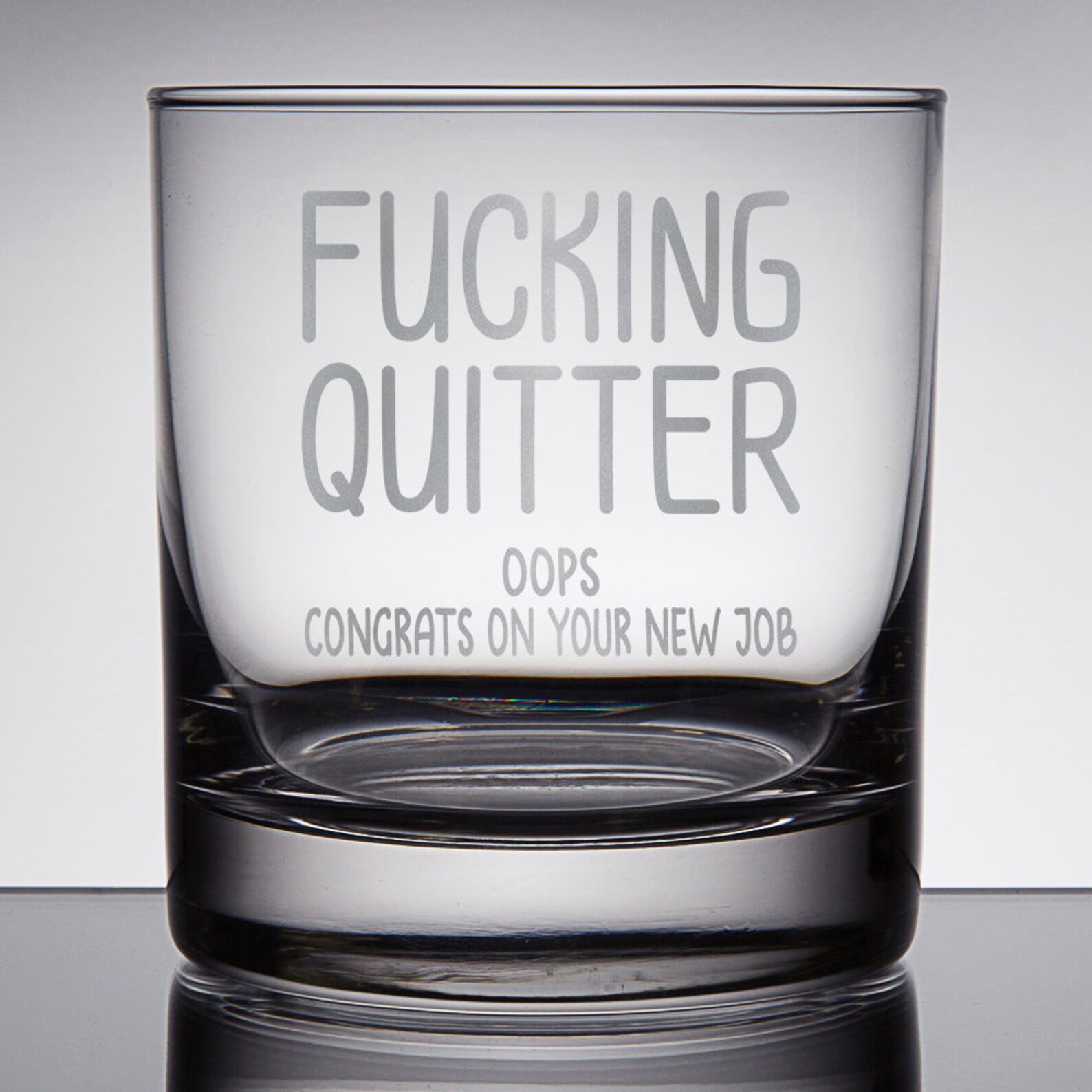 Quitter Oops Congrats on Your New Job Office Coworker Gifts Birthday ...