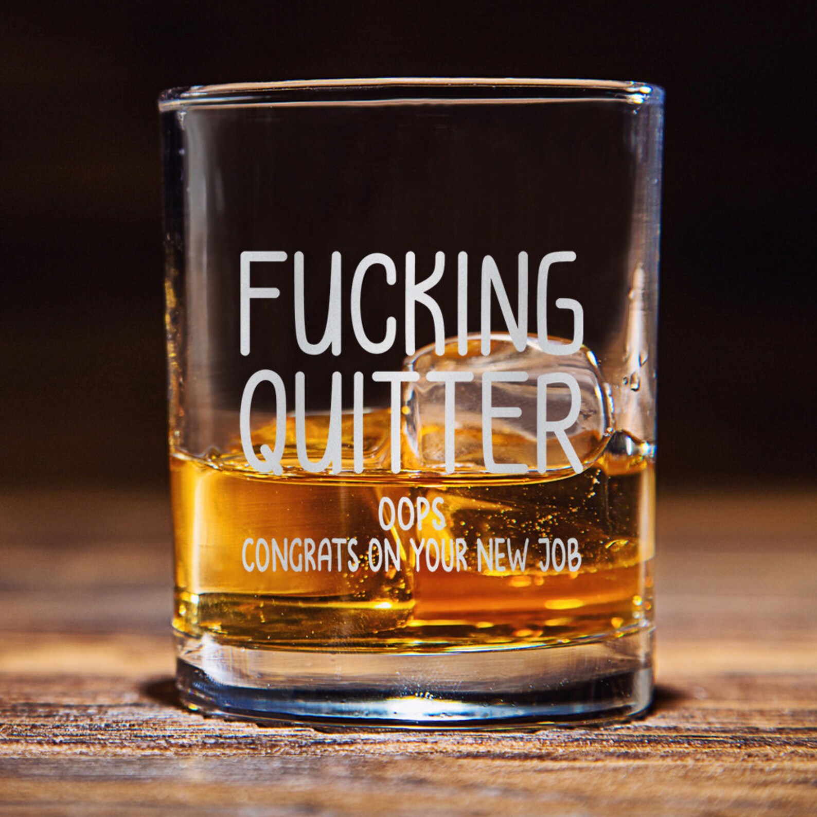 Quitter Oops Congrats on Your New Job Office Coworker Gifts Birthday ...