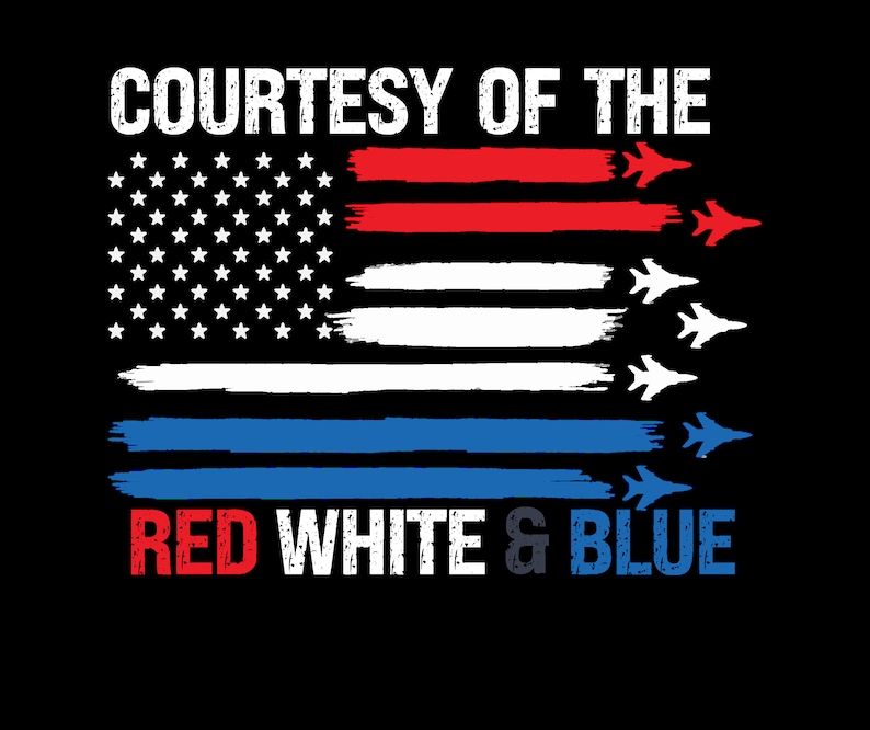 Courtesy of the Red White and Blue File Png - Etsy