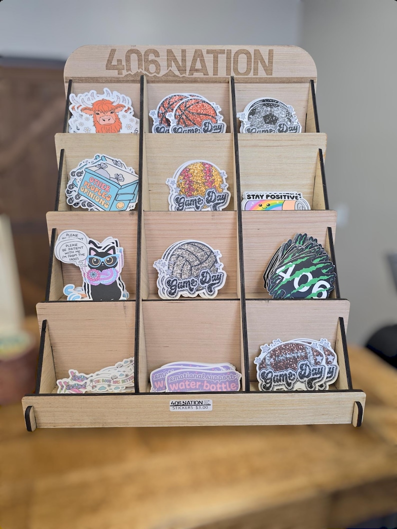 Sticker Store Display Riser - Etsy