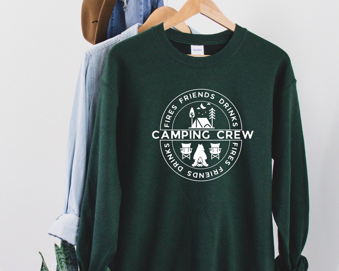 Camping Crew Shirt, Lake Life Apparel, Cozy Camping Sweatshirt, Cabin ...