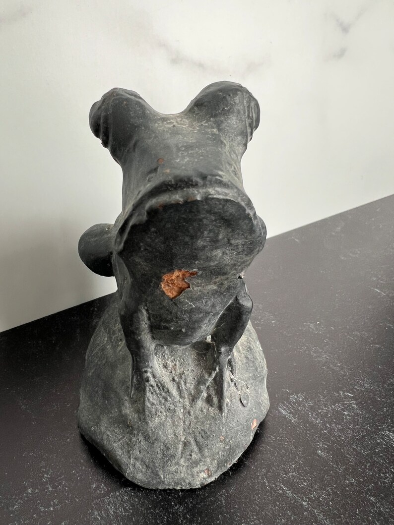Vintage Cast Iron Frog, Fountain Part - Etsy