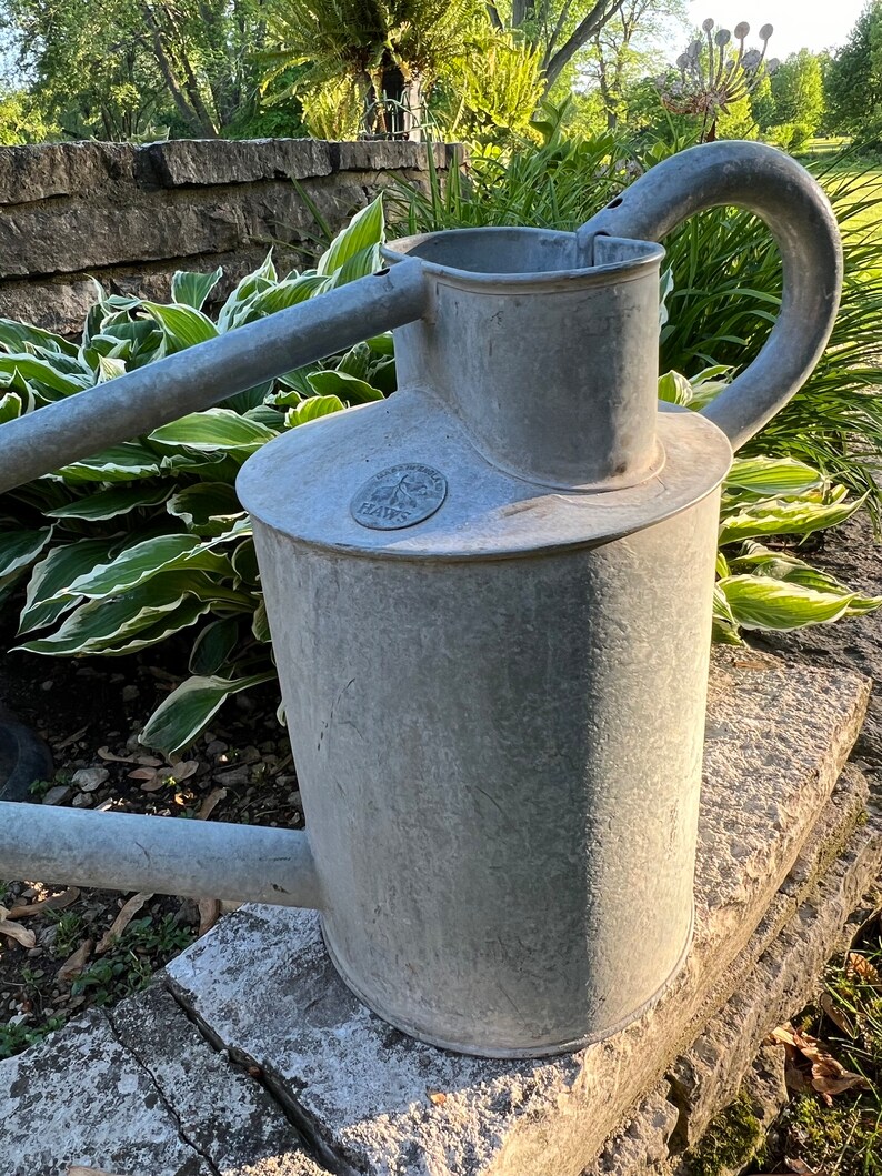 Vintage Haws Galvanized Watering Can, Made in England - Etsy
