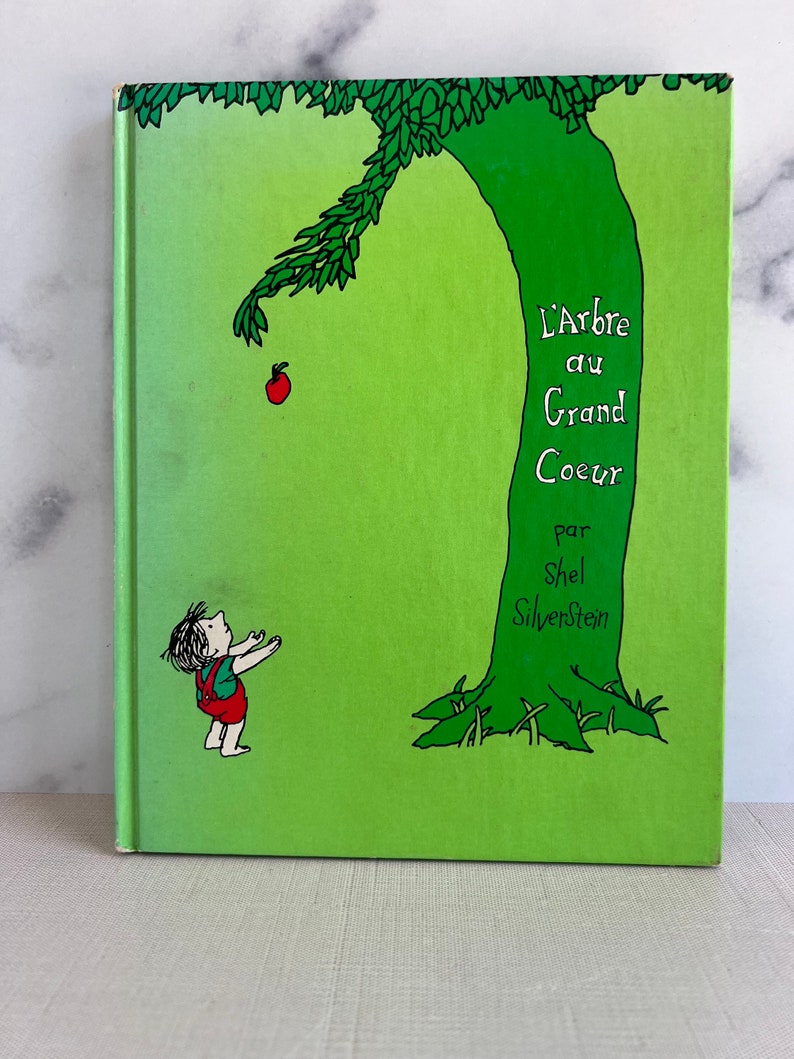 Vintage L'arbre Au Grand Coeur (the Giving Tree) in French, Par Shel ...