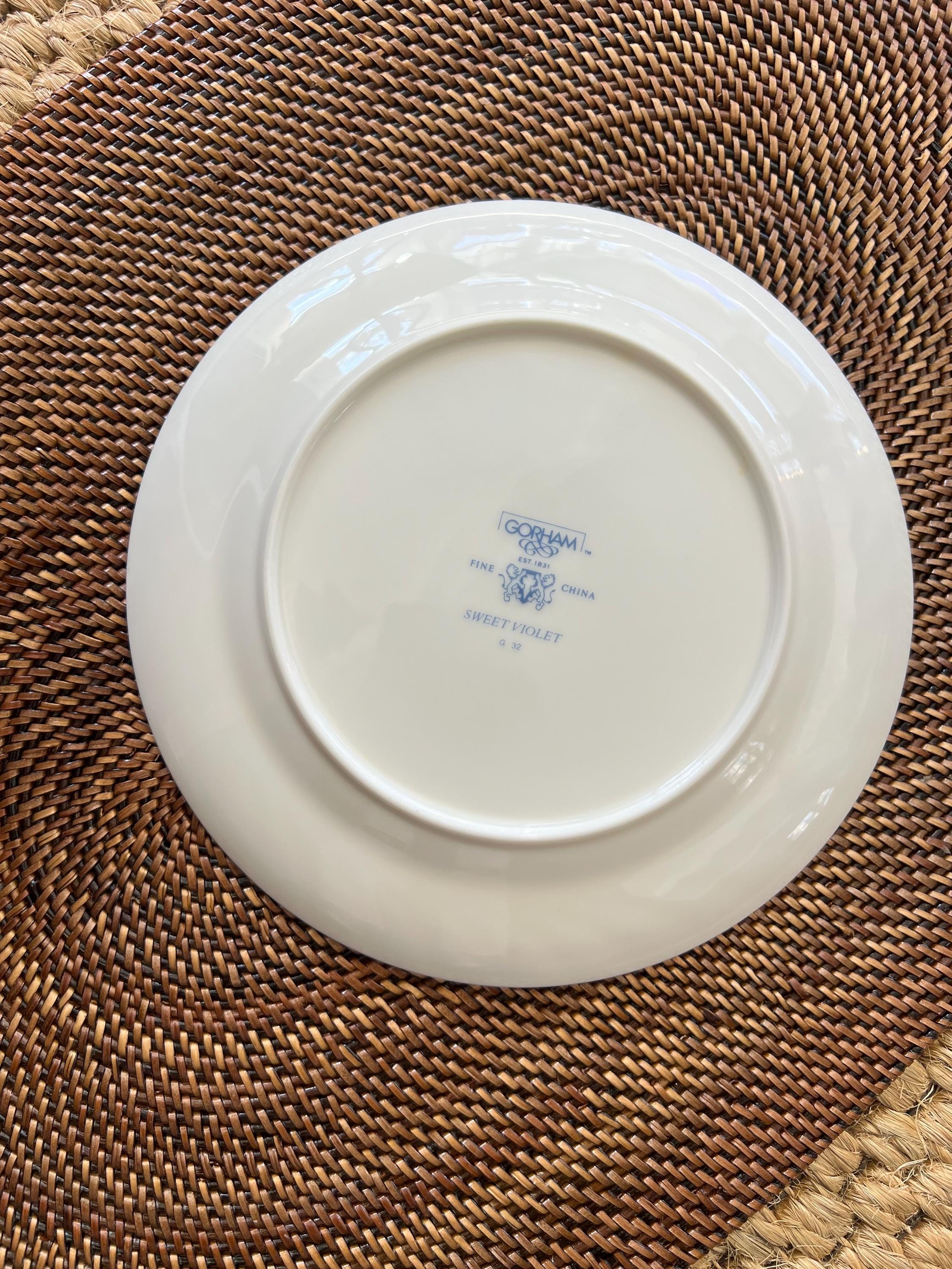 Vintage Gorham Sweet Violet Salad Plates, Set of 8, Fine China - Etsy