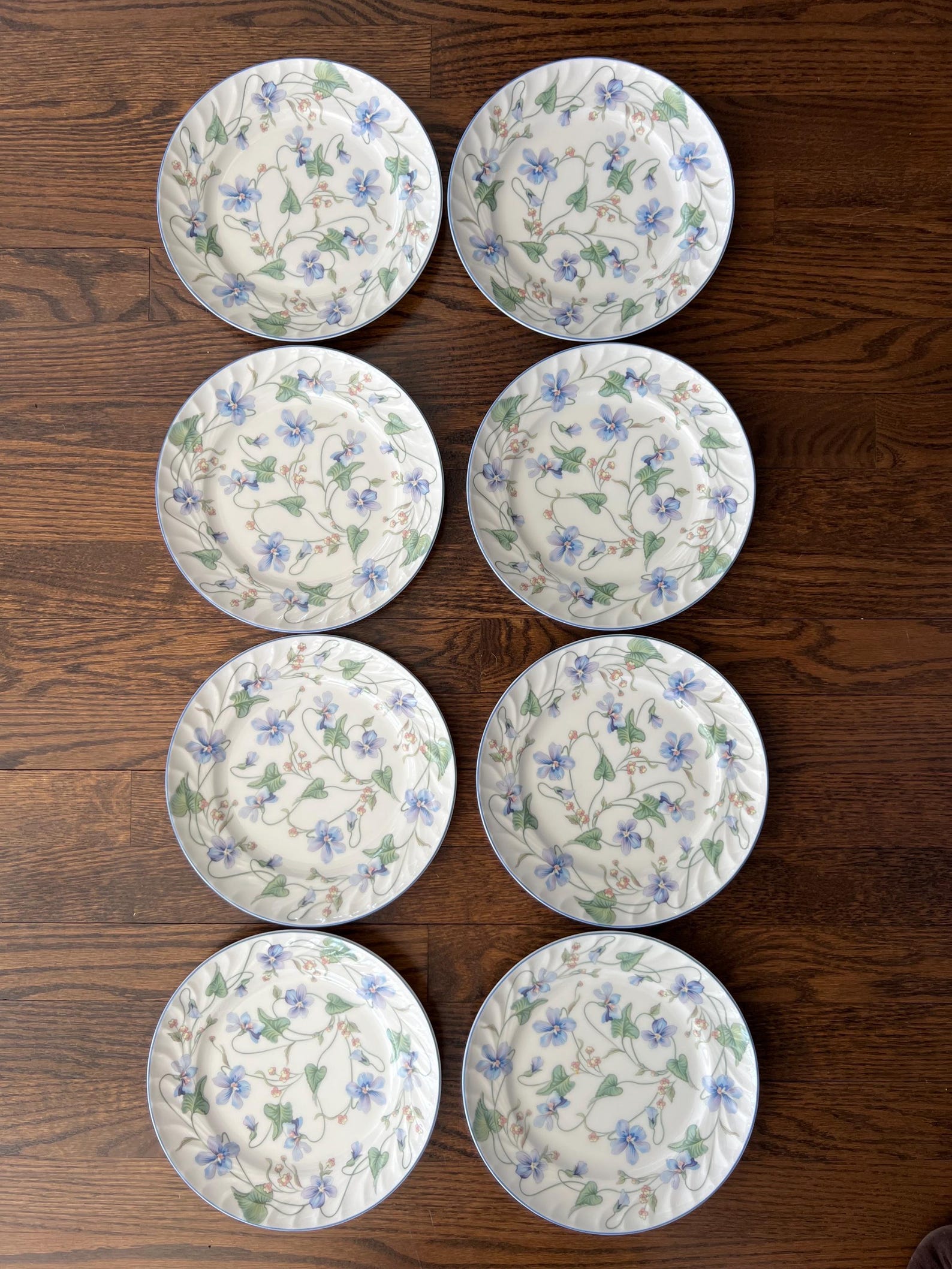 Vintage Gorham Sweet Violet Salad Plates, Set of 8, Fine China - Etsy