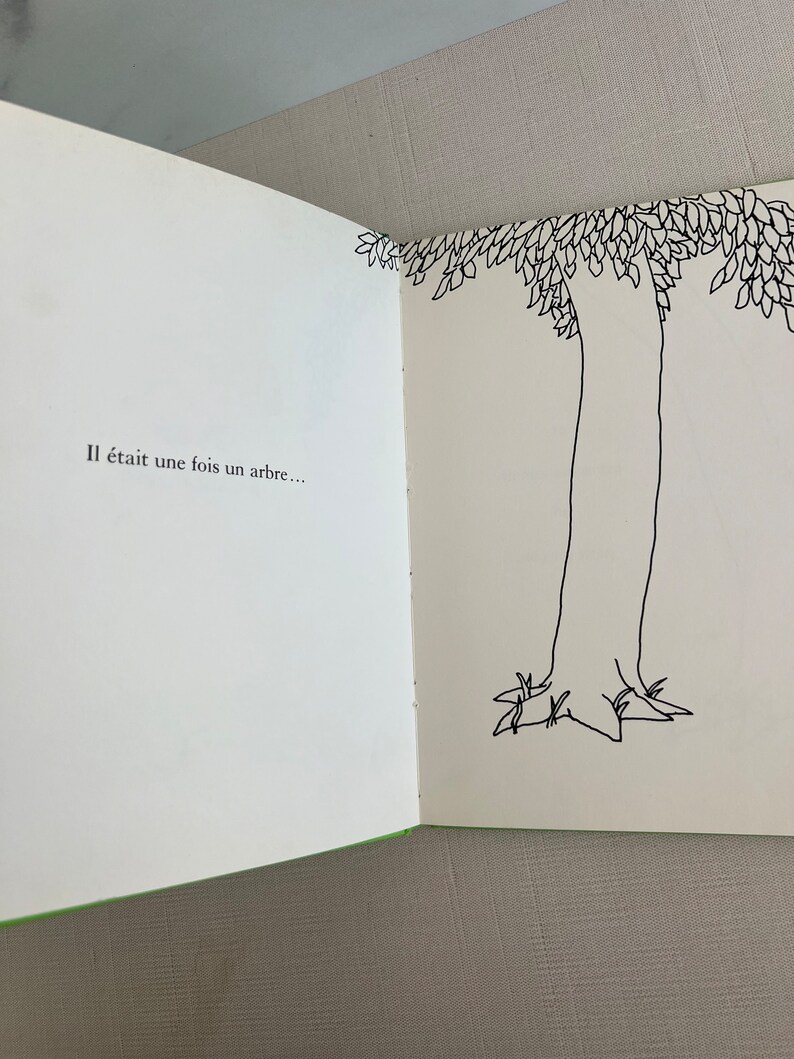 Vintage L'arbre Au Grand Coeur the Giving Tree in French, Par Shel ...