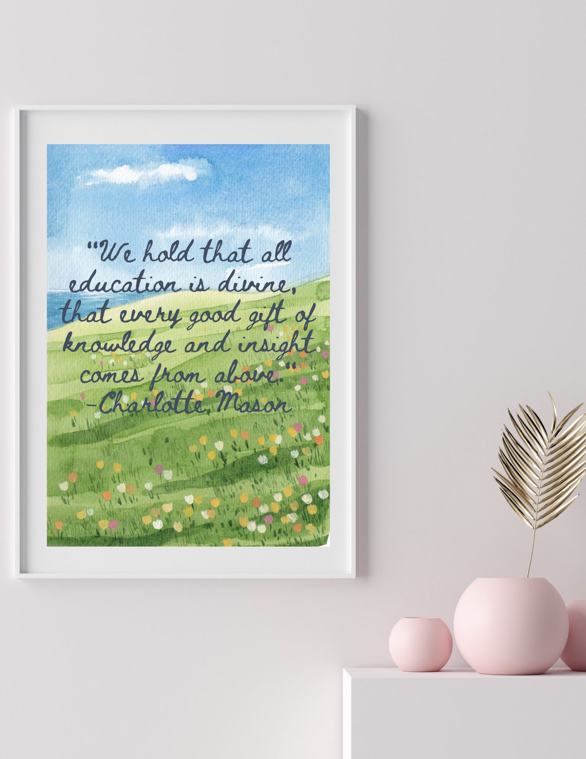 Charlotte Mason Quote Printable Poster - Etsy