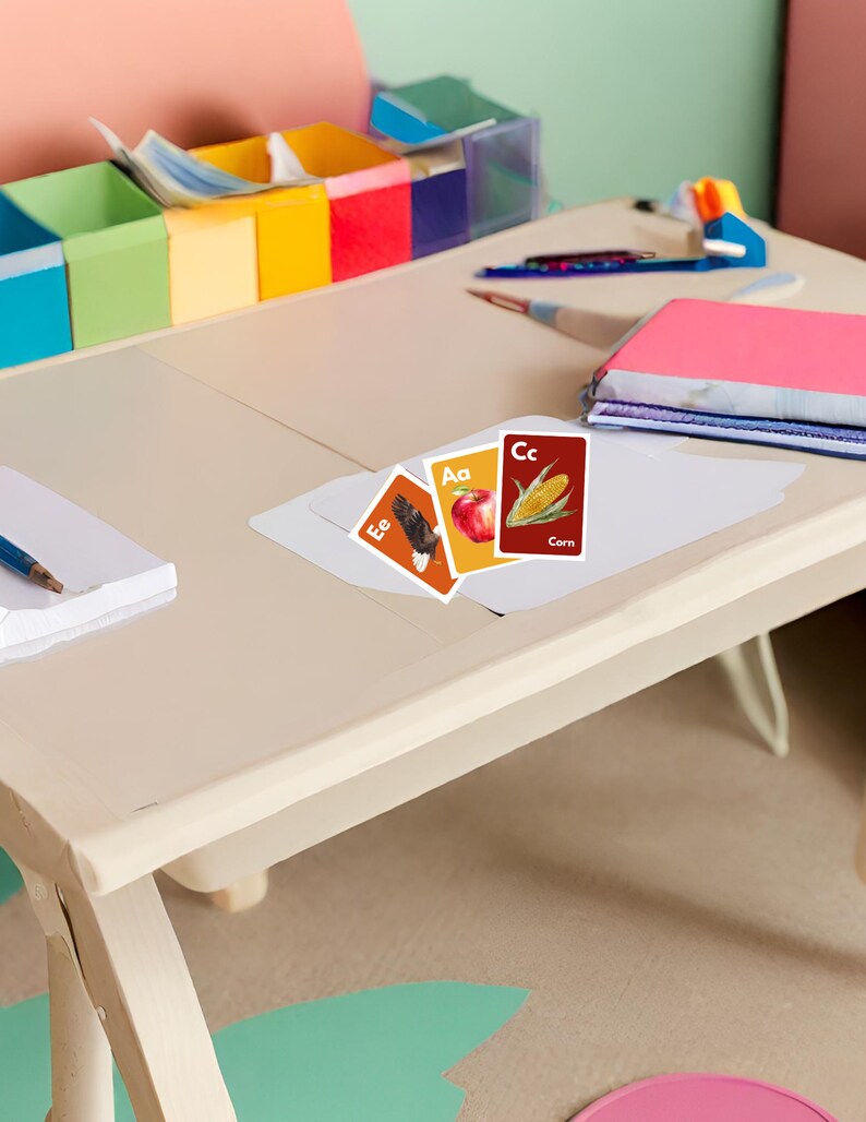 Autumn Themed Alphabet Flashcards - Etsy