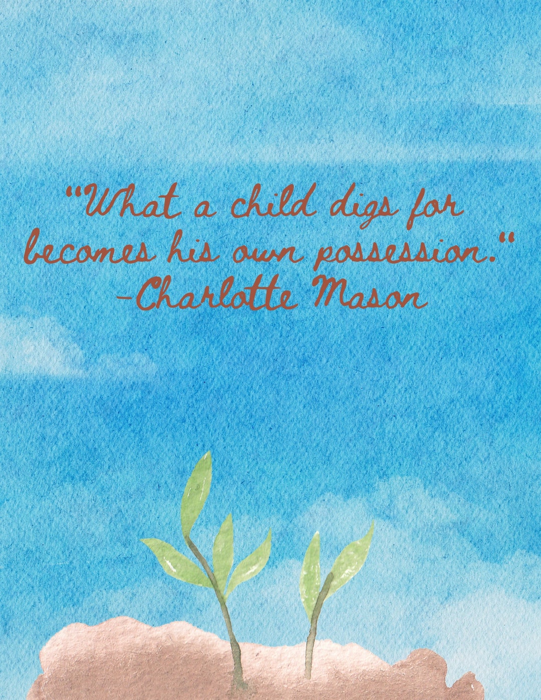Charlotte Mason Quote Printable Poster - Etsy Charlotte Mason Quote Printable Poster - Etsy