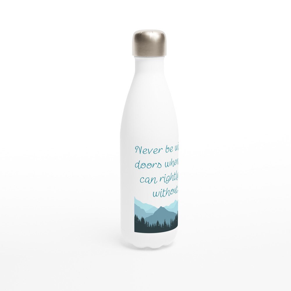 Never Be Within Doors Charlotte Mason Quote Water Bottle - Etsy