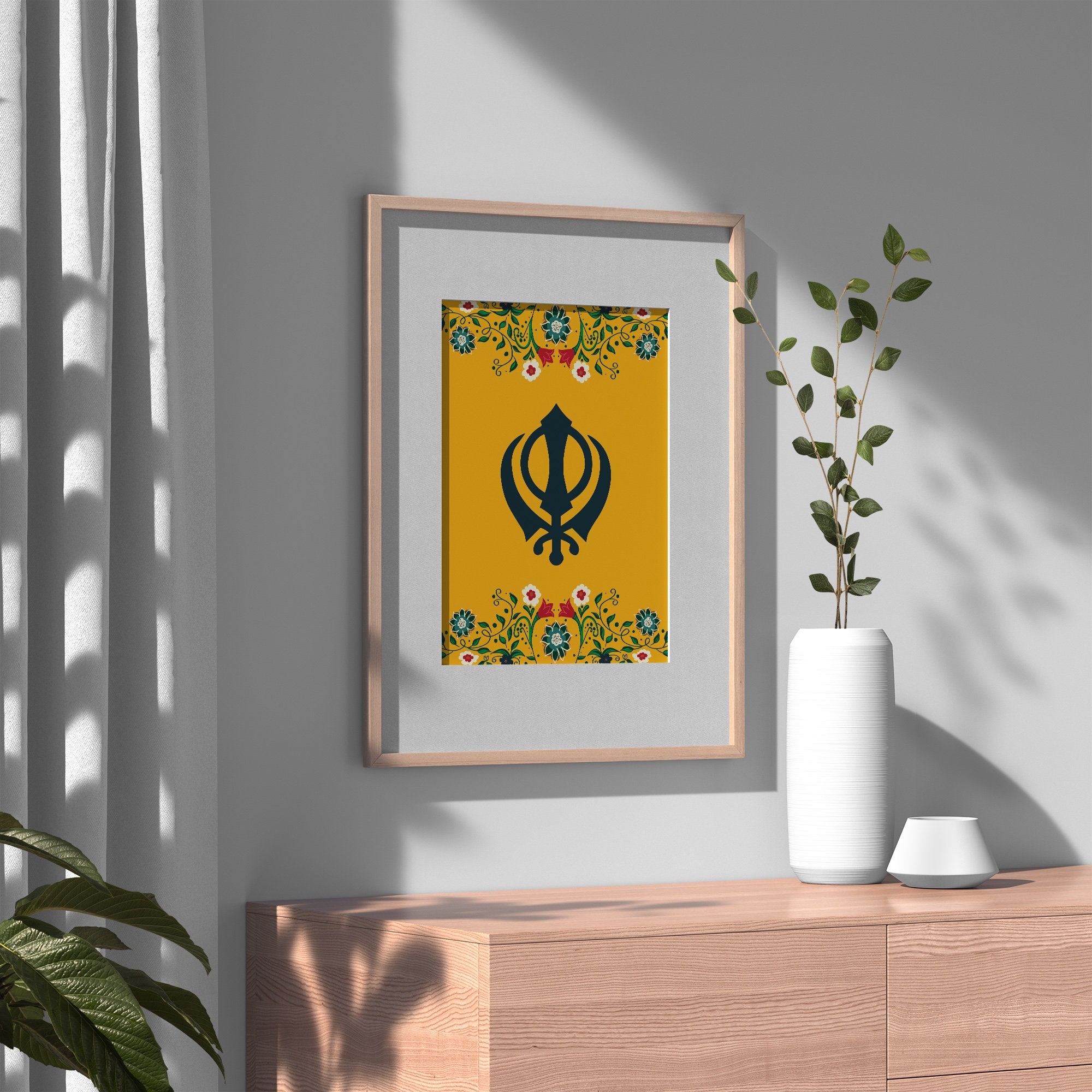 Sikh Art Print Set of 3 Mool Mantar Khanda Ek Onkaar - Etsy