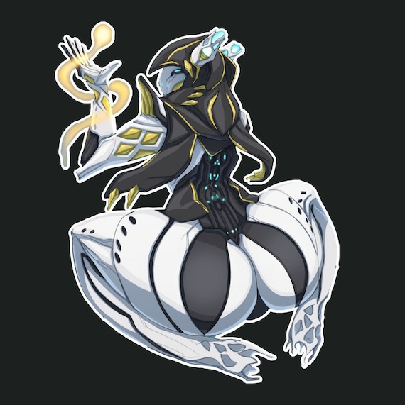 Warframe Wisp Sexy Butt Waterproof Sticker Ecchi Vinyl Decal Etsy