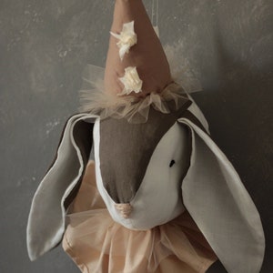 Circus Rabbit Head Rabbit Mount Animal Head Nursery Wall - Etsy